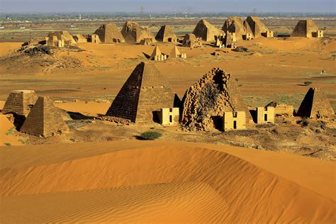 Nubia Pyramids Of Meroe Sudan 300 B C 5055x3370 Rartefactporn