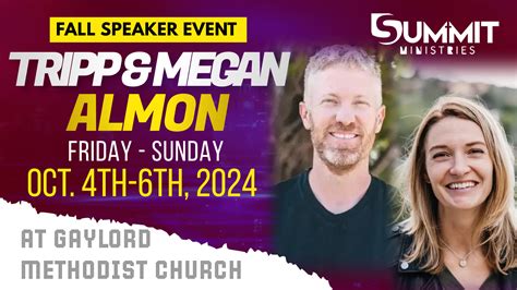 Fall Speaker Event Tripp And Megan Almon Gaylordmc