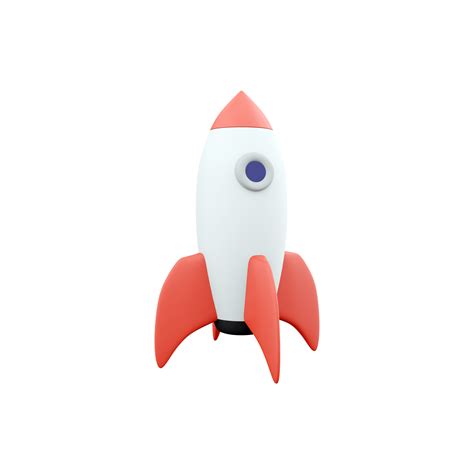 3d Rocket Space Ship Launch Background Cartoon Rocketship Spaceship Icon 3d Render Shuttle
