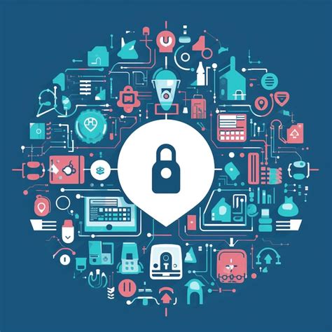 premium ai image data security icon