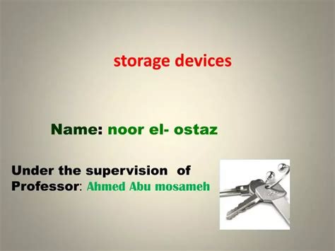 PPT Storage Devices PowerPoint Presentation Free Download ID 1548072