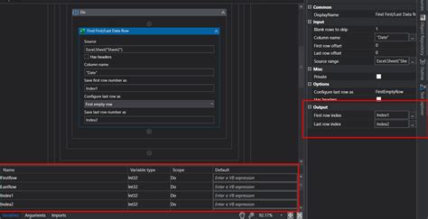 Excel Activity Find Firstlast Data Row Error Studio Uipath