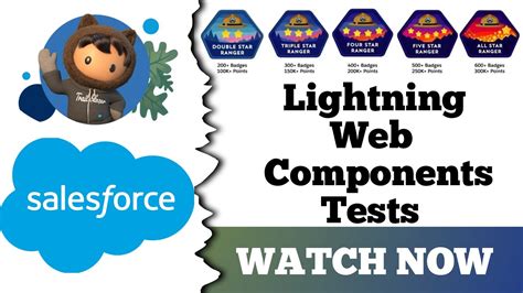 Lightning Web Components Tests All Part Salesforce Trailhead Youtube