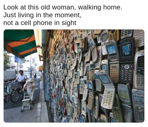 Except For All Those In The Foreground Not A Cell Phone In Sight