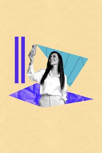 팝 이미지 스케치 3d 콜라주 포스터 행복 사업가 보류 전화 셀카 차트 개발 통계 진행 목표 성취 30 34세에 대한 스톡 사진 및 기타 이미지 Istock