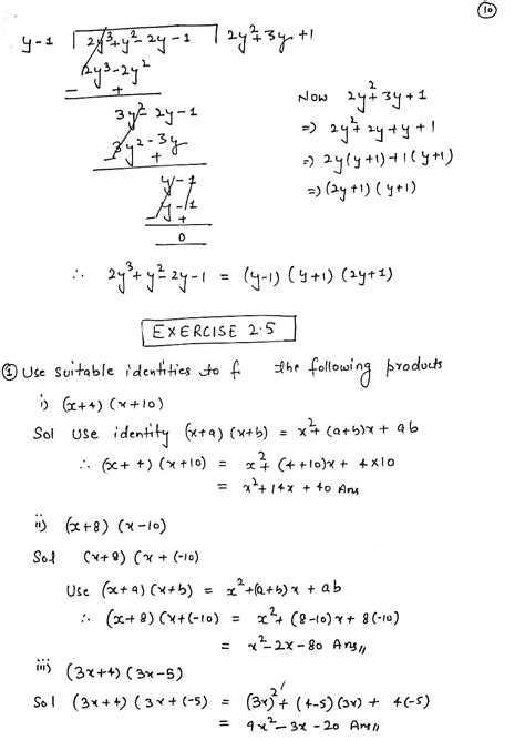 Polynomial Class 9th Handwritten Notes For Maths Polynomial Class 9th Handwritten Notes For Maths