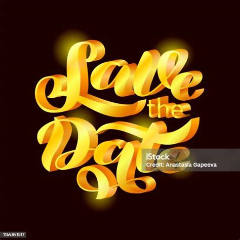 결혼식 초대장 날짜 문자를 저장합니다 포스터용 벡터 일러스트레이션 결혼식에 대한 스톡 벡터 아트 및 기타 이미지 결혼식