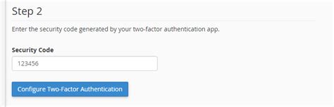 Cpanel Two Factor Authentication Acenet Knowledgebase