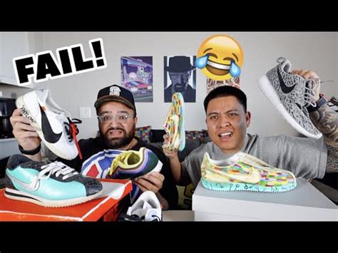 SneakerHeadInTheBay Reacts To My Sneaker Custom FAILS YouTube
