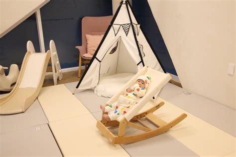 신생아 바운서 사용시기 아기방 인테리어에 제격인 원목바운서 네이버 블로그