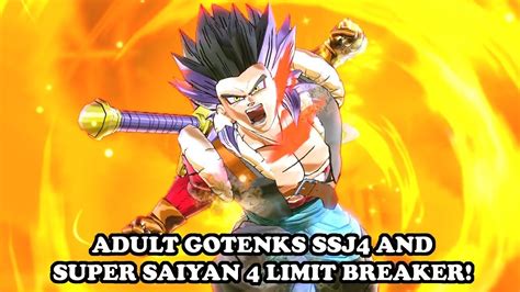 Adult Gotenks Ssj4 Ssj4 Limit Break The Ultimate Hybrid Saiyans Fusion Dragon Ball Xenoverse