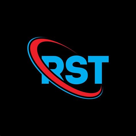 RST Logo RST Letter RST Letter Logo Design Initials RST Logo Linked With Circle And Uppercase
