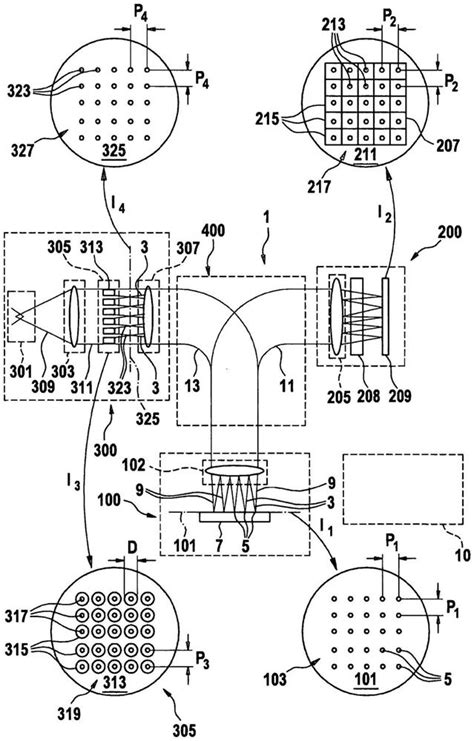 Particle Beam System For Azimuthal Deflection Of Individual Particle Beams And Method For