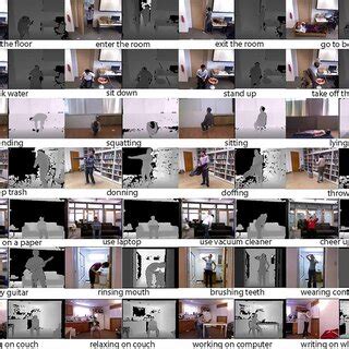 A Glance Of RGB D Samples Collected From References 21 26 27 31 34 Download Scientific Diagram