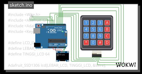 Keypad Wokwi Esp32 Stm32 Arduino Simulator