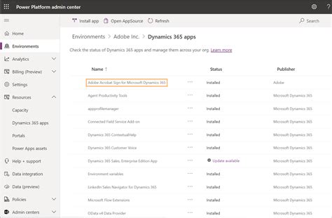 Adobe Sign For Microsoft Dynamics CRM Online Installation Guide