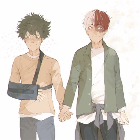 Awkward Babefriends Holding Hands Buko No Hero Academia My Hero Academia Manga Iida Cute Gay