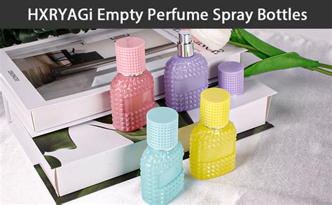 Hxryagi 2 Pack 30ml Perfume Spray Bottles Empty Refillable