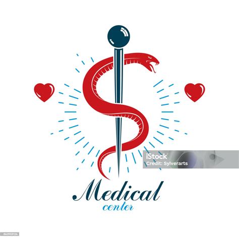 치료에 사용 하기 위해 Aesculapius 벡터 추상 비즈니스 아이콘 심장 혈관 계통 질병 예방 개념적 상징입니다 개념에 대한 스톡 벡터 아트 및 기타 이미지 Istock
