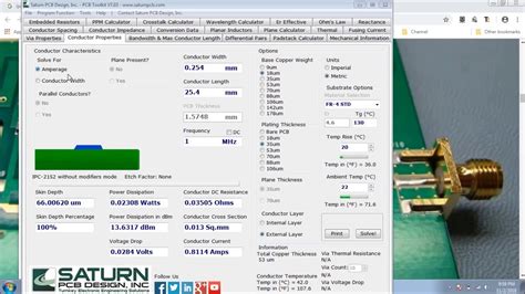 Saturn Pcb Toolkit Tutorial Part Conductors Properties In Details