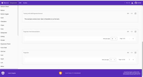 Bug In Mat Pagination · Issue 26417 · Angularcomponents · Github