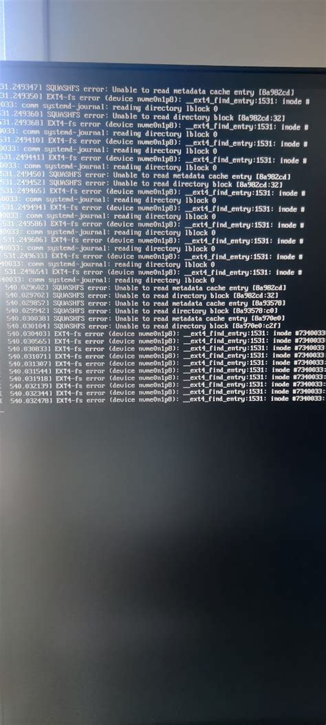 Squashfs Error Ext4 Fs Error Home Assistant Os Home Assistant