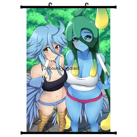 Anime Poster Monster Musume Suu Papi Wall Scroll Poster Home Decor