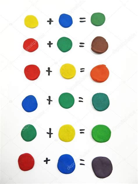 Змішування різних кольорів з пластиліну — стокове зображення Color