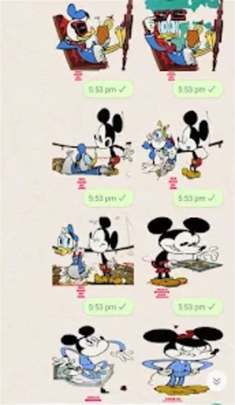 Android Için Mickey Stickers For Wa İndir
