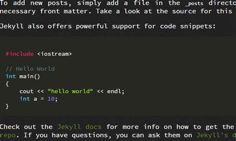 Jekyll How Do I Prevent Kramdown From Getting Confused By A C Include Stack Overflow