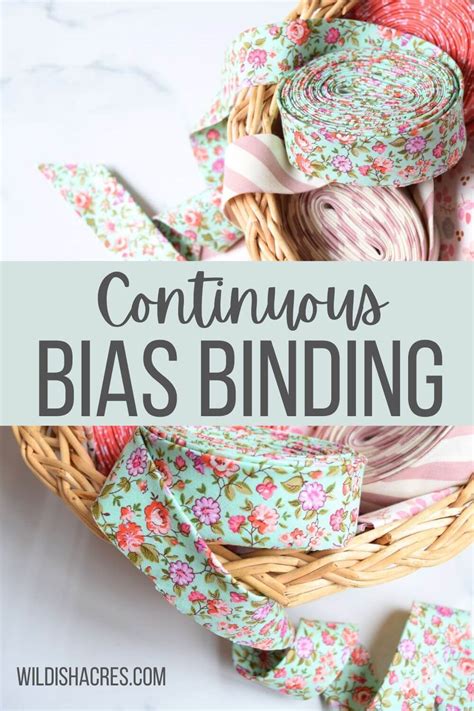 How To Make Continuous Bias Binding For A Quilt Wildish Acres