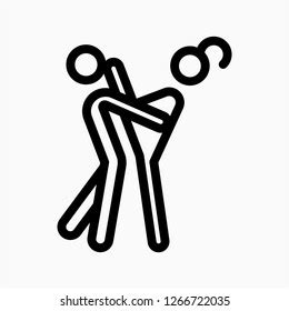 Outline Sex Position Pixel Perfect Vector Stock Vector Royalty Free Shutterstock