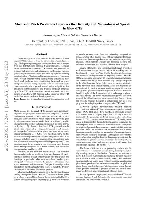 stochastic pitch prediction improves the diversity and naturalness of