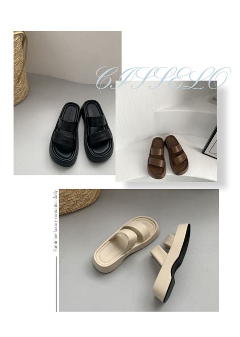 발편한 샌들 통굽 여성 키높이 발볼넓은 푹신한 편한 여름 휴양지 쿠션 샌들 슬리퍼