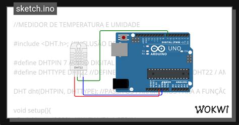 Temperatura E Umidade Wokwi Esp32 Stm32 Arduino Simulator