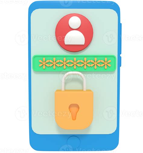 3d Illustration Of Security Padlock On Smartphone 12794025 Png