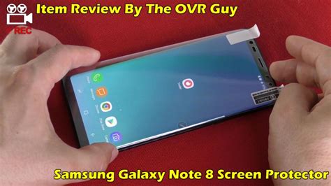 Samsung Galaxy Note 8 Screen Protector Review