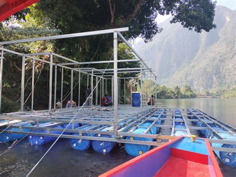 ท่องเที่ยวเมืองเฟืองประเทศลาว🇱🇦 ເລີ່ມເປັນຮູບເປັນຮ່າງແລ້ວ 🥰 ເຮືອນແພຜາເລືອງວັງວິວ ເມື