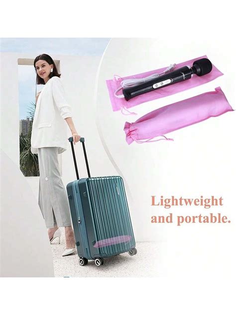 Personal Back Massager With Cord，10 Powerful Vibrations Massage Stick