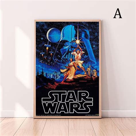 Star Wars Movie Posterhigh Quality Canvas Print Wall Art Room