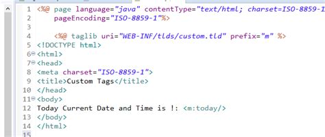 Custom Tags In JSP With Example Javastudypoint