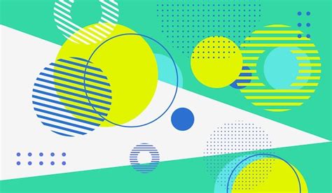 추상적인 기하학적 배경 벡터 템플릿 프리미엄 벡터