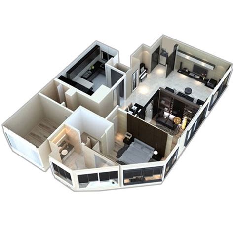 房屋3d效果图配图网