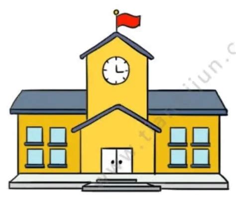 校园简笔画简单又漂亮图片大全 校园简笔画简单又漂亮图片大全可爱 画趣文库（我爱生活）