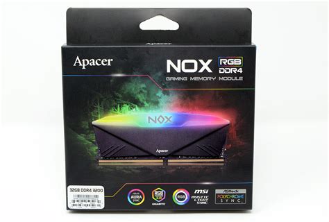 Apacer NOX RGB DDR MHz CL X GB Review Packaging Contents TechPowerUp