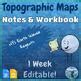 Topographic Maps Unit Notes Workbook Editable By Science With A Frenchie