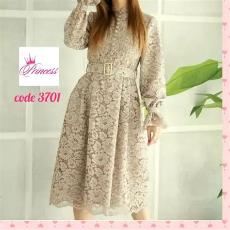 خرید و قیمت پیراهن دانتل آستردار بسیار شیک و خاص با مدل ژورنالی از غرفه