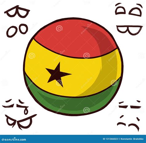 Guinea Country Ball Stock Illustration Illustration Of Emoticon