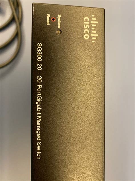 Cisco Sg300 20 20 Port Gigabit Managed Switch Computers And Tech Parts And Accessories Networking