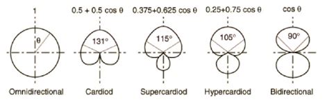 microphone directivity patterns download scientific diagram